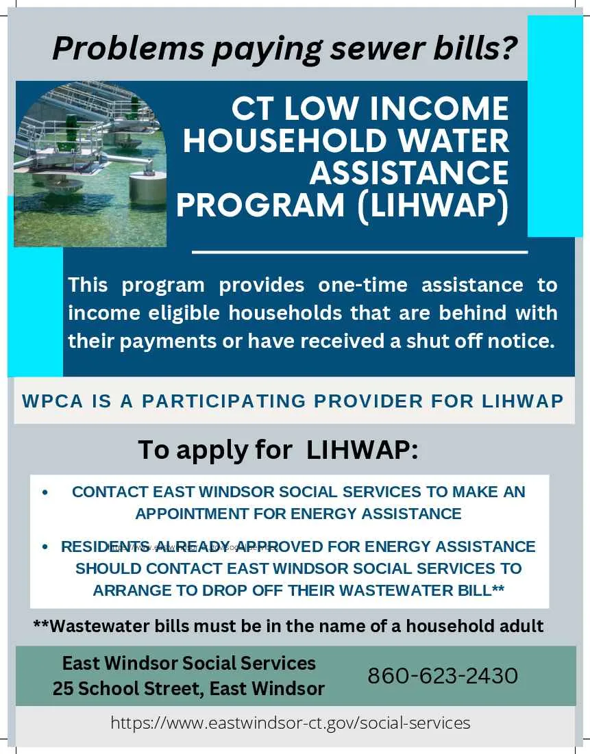 CT Low Income Household Water Assistance Program - East Windsor Chamber ...