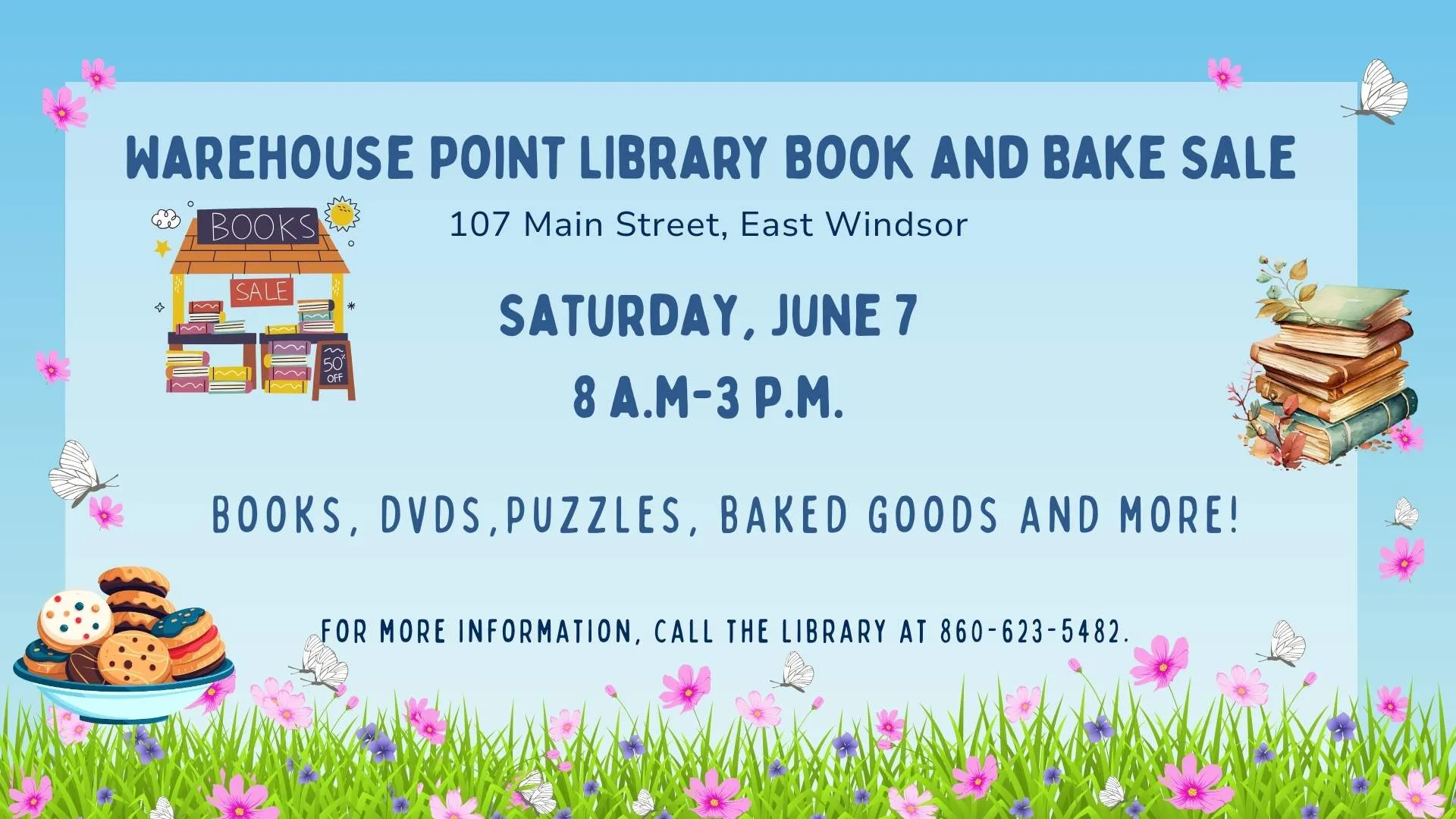 Book & Bake Sale (June 7th) - East Windsor Chamber of Commerce
